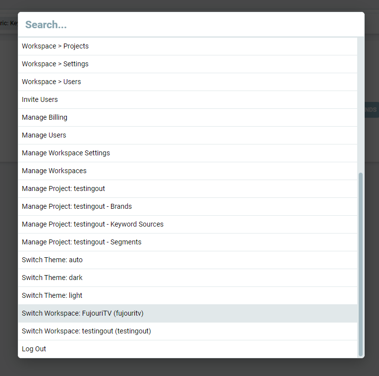 How Do I Switch Between Workspaces?